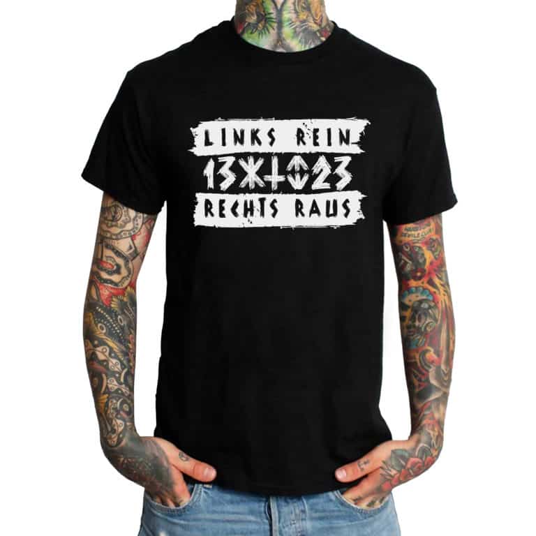 T-Shirt – Links Rein – Rechts Raus (Big Print)
